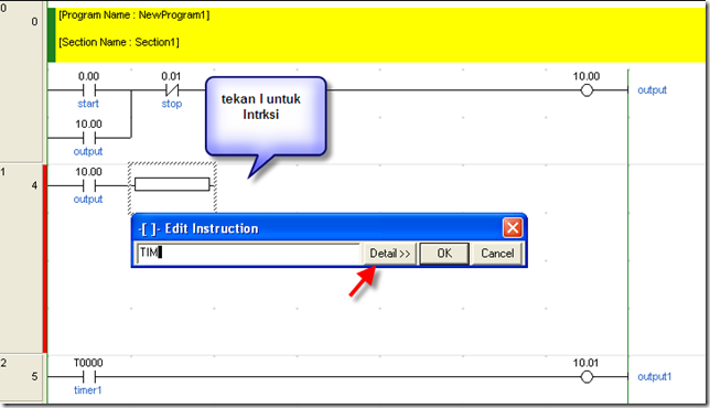 PLC TRAINING: Intruksi Dasar CX-Programmer